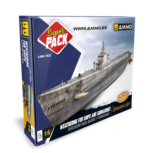 AMMO of Mig Jimenez A.MIG 7823 Super Pack - Weathering For Ships And Submarines