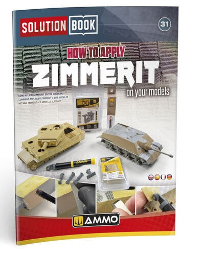AMMO of Mig Jimenez 7906 Solution Box Mini 31 - How To Apply Zimmerit In Scale