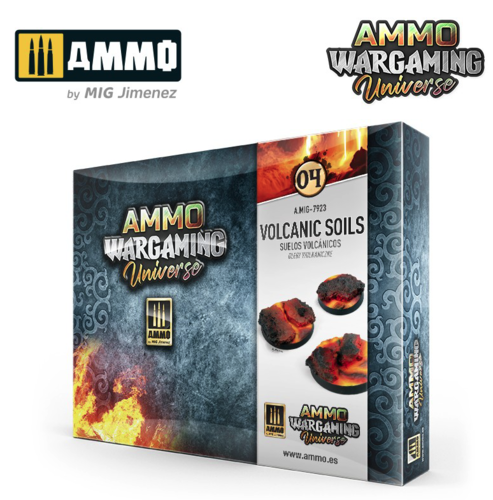 AMMO of Mig Jimenez 7923 Ammo Wargaming Universe. Volcanic Soils