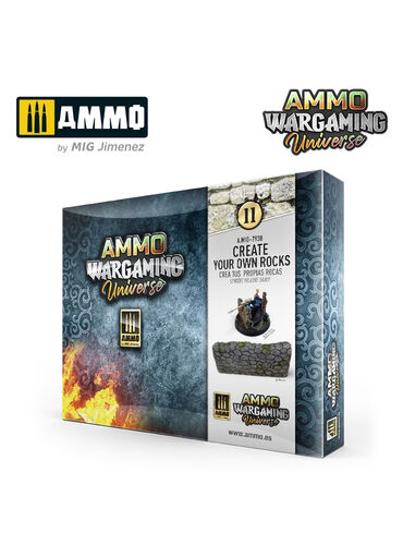 AMMO of Mig Jimenez 7930 AMMO WARGAMING UNIVERSE 11 - Create Your Own Rocks