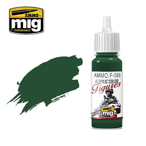 AMMO of Mig Jimenez A.MIG F509 Uniform Green Base FS34128