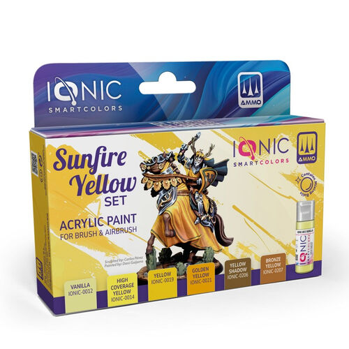 AMMO of Mig Jimenez IONIC-0504 Sunfire Yellow Set
