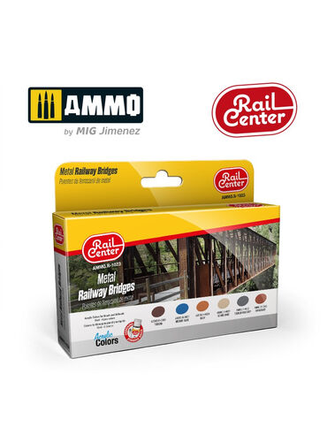 AMMO of Mig Jimenez R1023 Rail Center - Metal Bridges