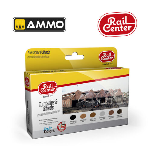 AMMO of Mig Jimenez R1032 AMM.R-1032 Rail Center - Turntables And Sheds