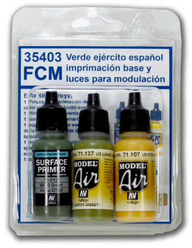 FC ModelTrend 35403 Spanish Army Painting Set