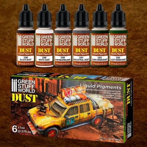 Green Stuff World 10127 Liquid Pigments Set - Dust