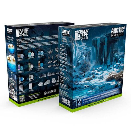 Green Stuff World 11638 Basing Sets - Arctic