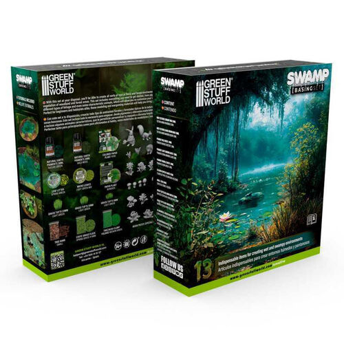 Green Stuff World 11640 Basing Sets - Swamp