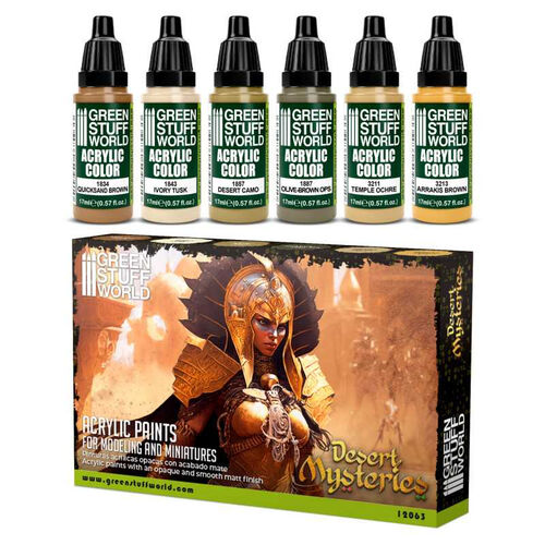 Green Stuff World 12063 Desert Mysteries Paint Set
