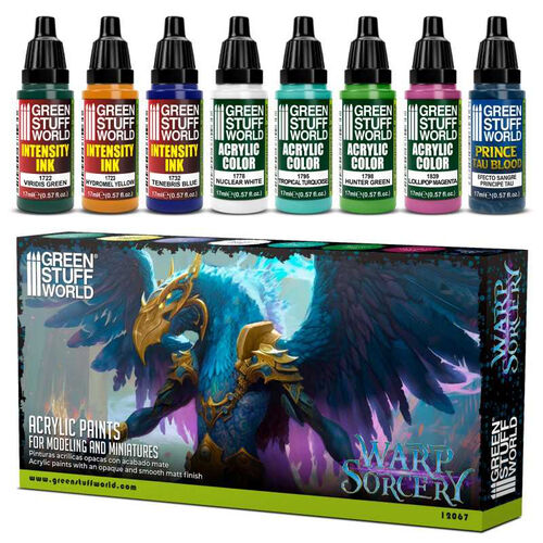 Green Stuff World 12067 Warp Sorcery Paint Set