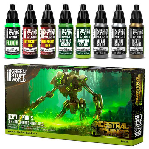 Green Stuff World 12252 Ancestral Machines Paint Set