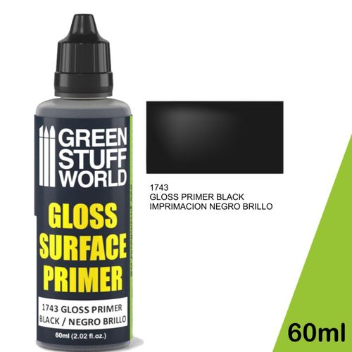 Green Stuff World 1743 Gloss Surface Primer Black