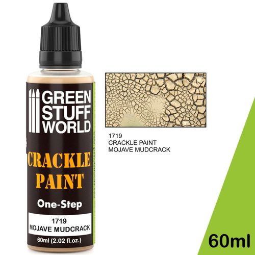 Green Stuff World 1819 Acrylic Crackle Paint - MOJAVE MUDCRACK