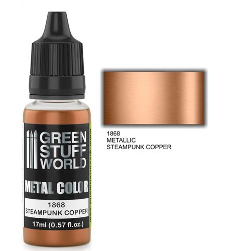 Green Stuff World 1868 Metal Paint - STEAMPUNK COPPER