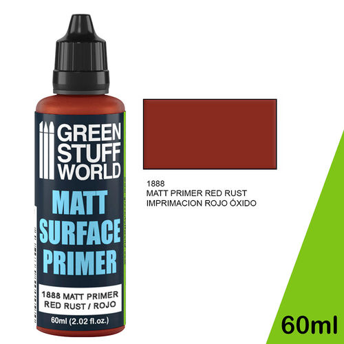 Green Stuff World 1888 Matt Surface Primer - Red