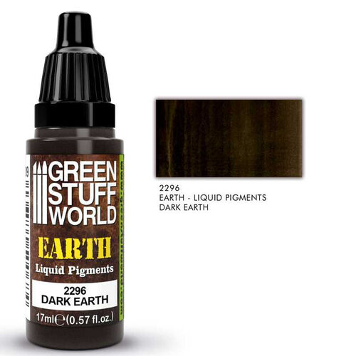 Green Stuff World 2296 Liquid Pigments Earth - Dark Earth Matt