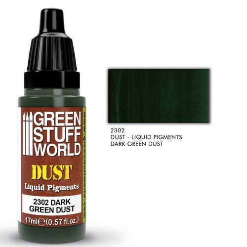 Green Stuff World 2302 Liquid Pigments Dust - Dark Green Dust Matt