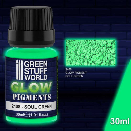 Green Stuff World 2408 Glow Pigments - Soul Green
