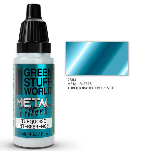 Green Stuff World 2584 Metal Filters - Turquoise Interference