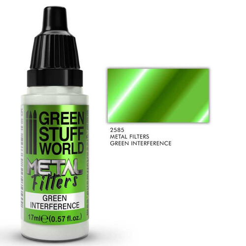 Green Stuff World 2585 Metal Filters - Green Interference
