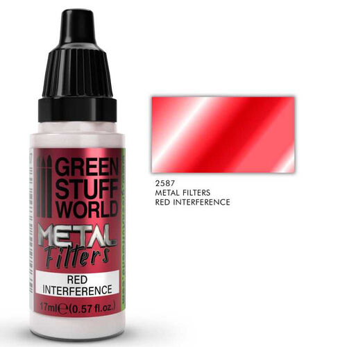 Green Stuff World 2587 Metal Filters - Red Interference