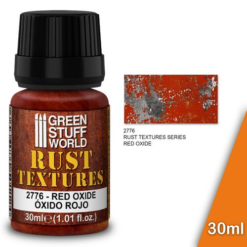 Green Stuff World 2776 Rust Textures - RED OXIDE RUST