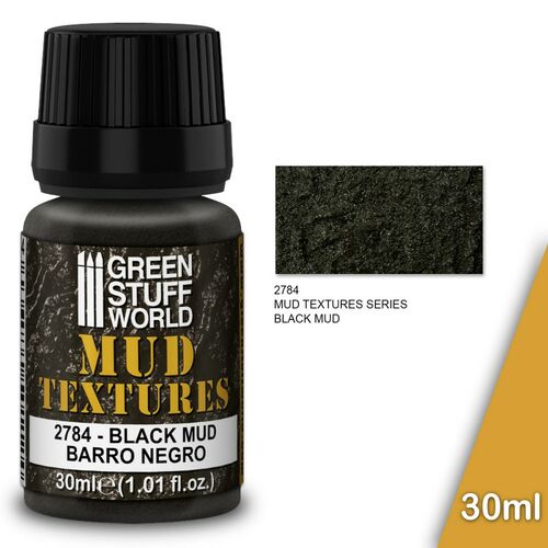 Green Stuff World 2784 Mud Textures - BLACK MUD
