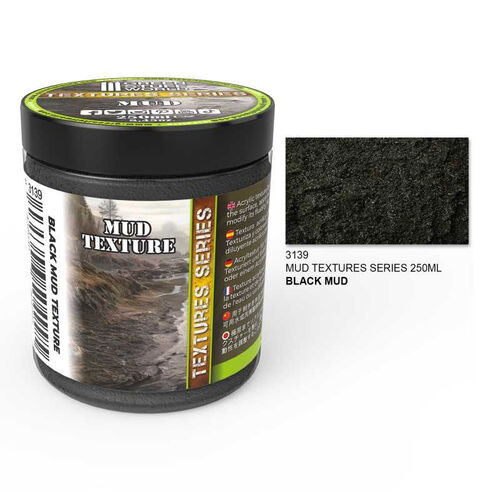Green Stuff World 3139 Mud Texture - Black Mud