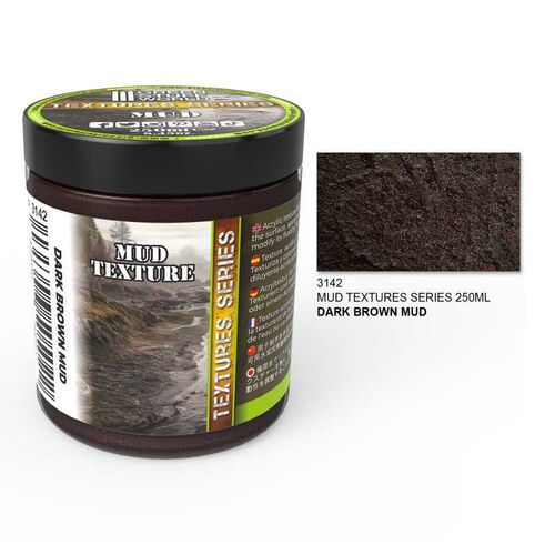 Green Stuff World 3142 Mud Texture - Dark Brown Mud