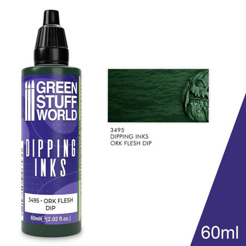 Green Stuff World 3495 Dipping Inks - Ork Flesh Dip
