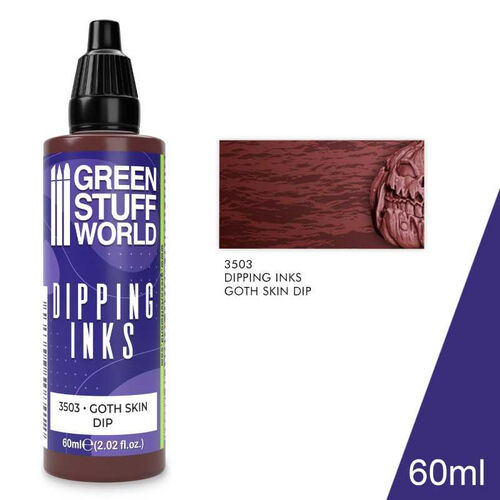 Green Stuff World 3503 Dipping Inks - Goth Skin