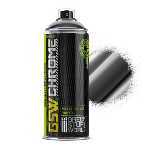 Green Stuff World 5432 Black Chrome Spray Paint