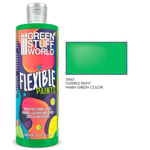 Green Stuff World 5662 Flexible Paints - Warm Green
