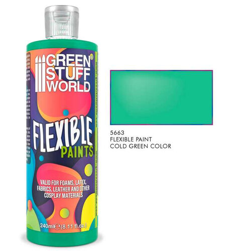 Green Stuff World 5663 Flexible Paints - Cold Green