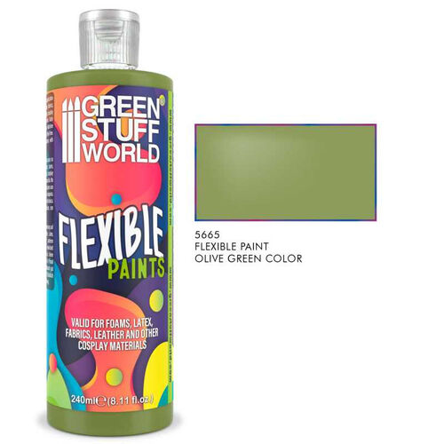 Green Stuff World 5665 Flexible Paints - Olive Green