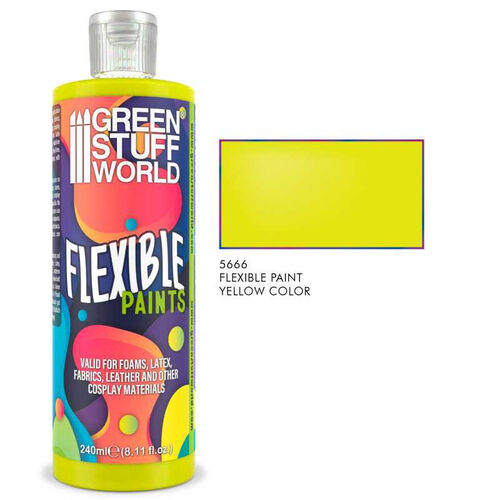 Green Stuff World 5666 Flexible Paints - Yellow
