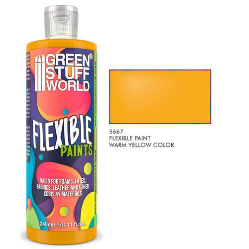 Green Stuff World 5667 Flexible Paints - Warm Yellow