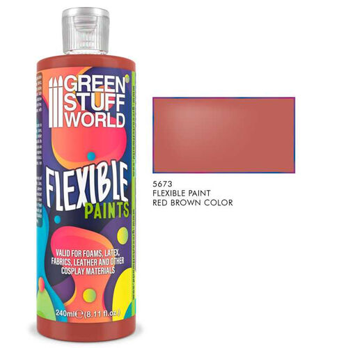 Green Stuff World 5673 Flexible Paints - Red Brown