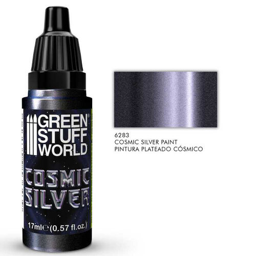 Green Stuff World 6283 Cosmic Silver Metallic Paint