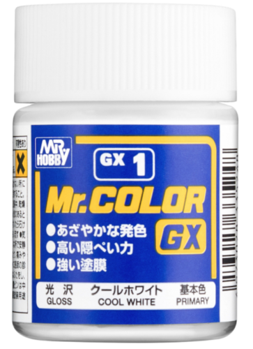 Mr.Hobby GX-1 GX1 Cool White Gloss