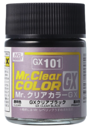Mr.Hobby GX-101 GX101 Clear Black