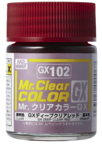 Mr.Hobby GX-102 GX102 Deep Clear Red