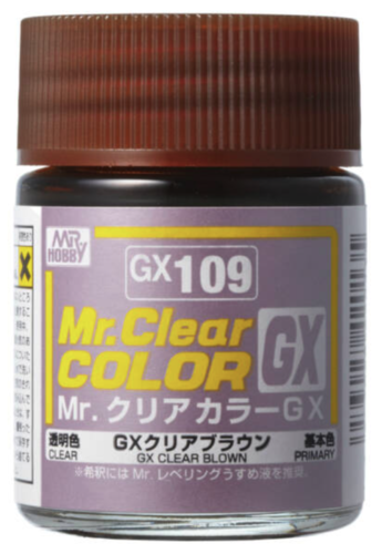 Mr.Hobby GX-109 GX109 Clear Brown