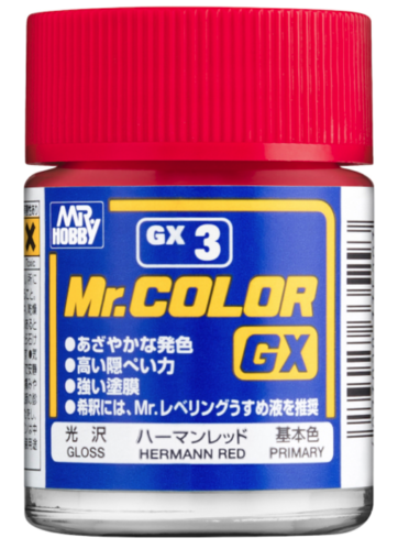 Mr.Hobby GX-3 GX3 Hermann Red Gloss