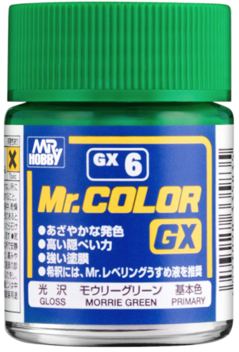 Mr.Hobby GX-6 GX6 Morrie Green Gloss