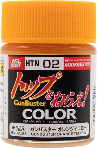 Mr.Hobby HTN-02 HTN02 Gunbuster Orange Yellow Semi-Gloss