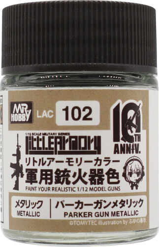 Mr.Hobby LAC102 Little Armory Color, 10th Anniversary Color - Parker Gun Metallic