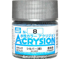 Mr.Hobby N008 Silver Metallic