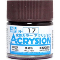 Mr.Hobby N017 Hull Red Semi Gloss