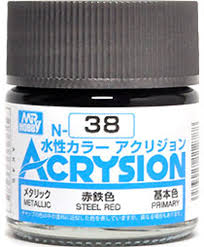 Mr.Hobby N038 Steel Red Metallic